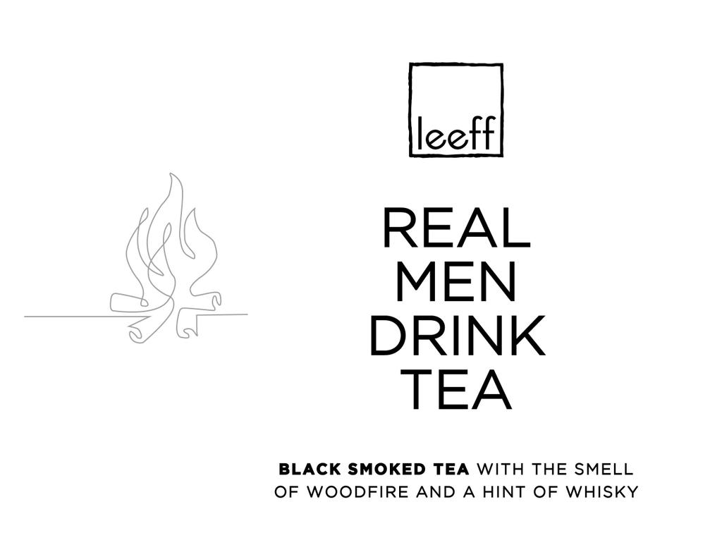 Leeff Thee - Real Men Drink Tea - PaperBag